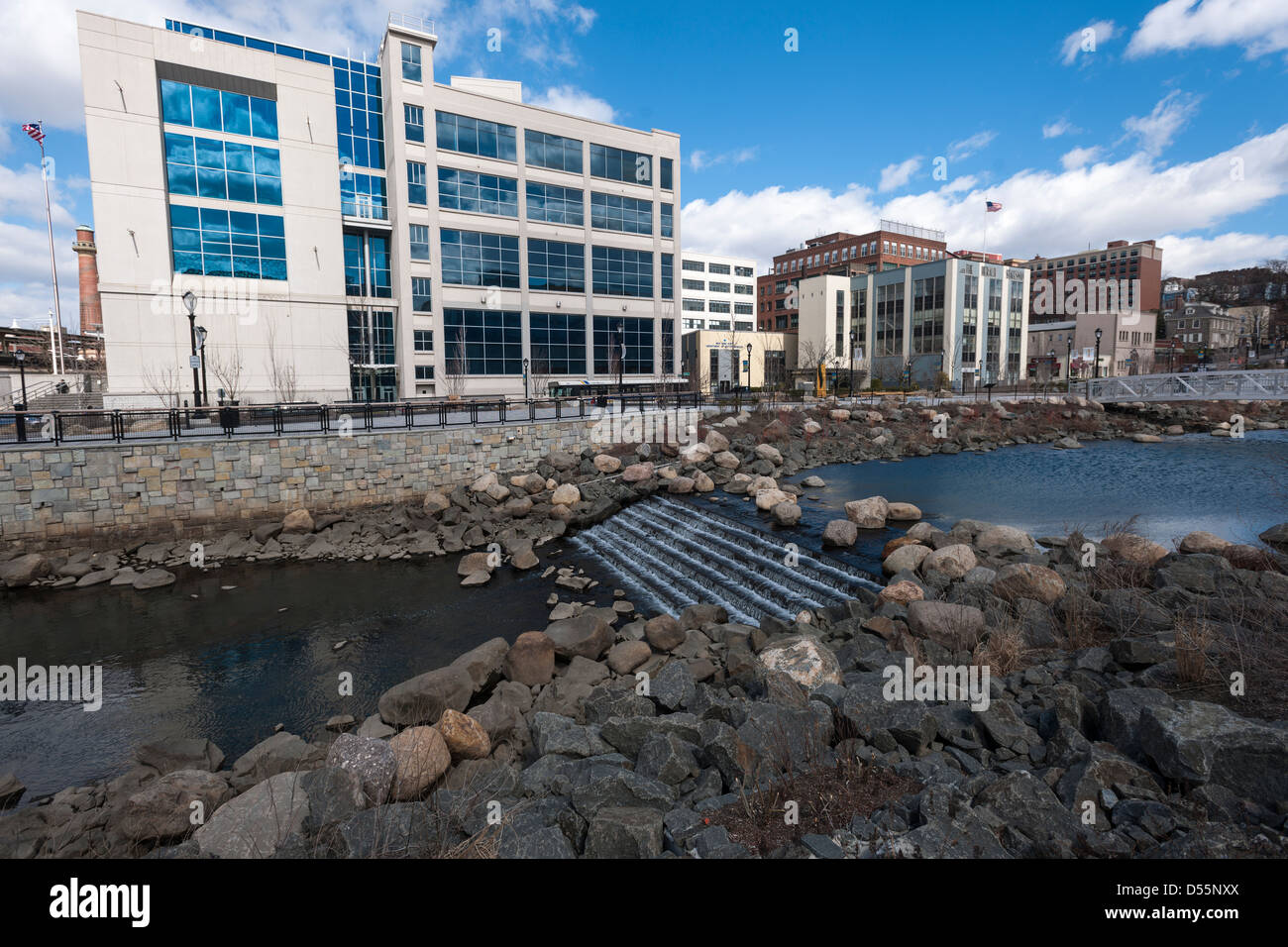 Van der Donck Park and the Saw Mill River are seen in the City of ...