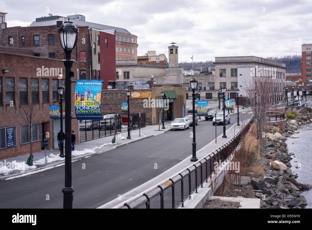 Van der Donck Park and the Saw Mill River are seen in the City of ...