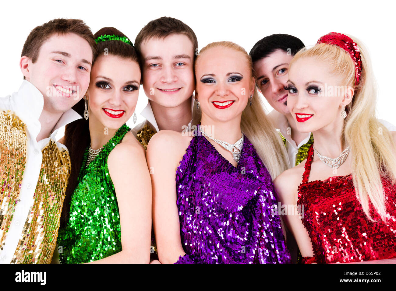 Disco dancer team Stock Photo - Alamy