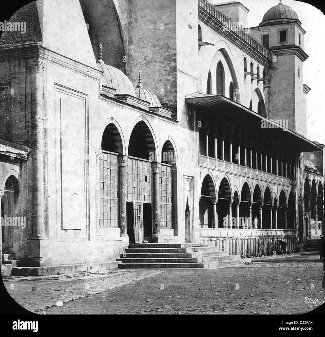 Photo in mosque Black and White Stock Photos & Images - Alamy
