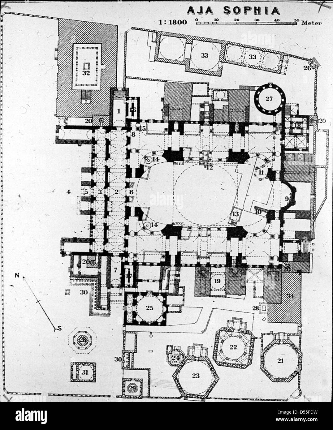 Byzantine church hagia sophia Black and White Stock Photos & Images - Alamy