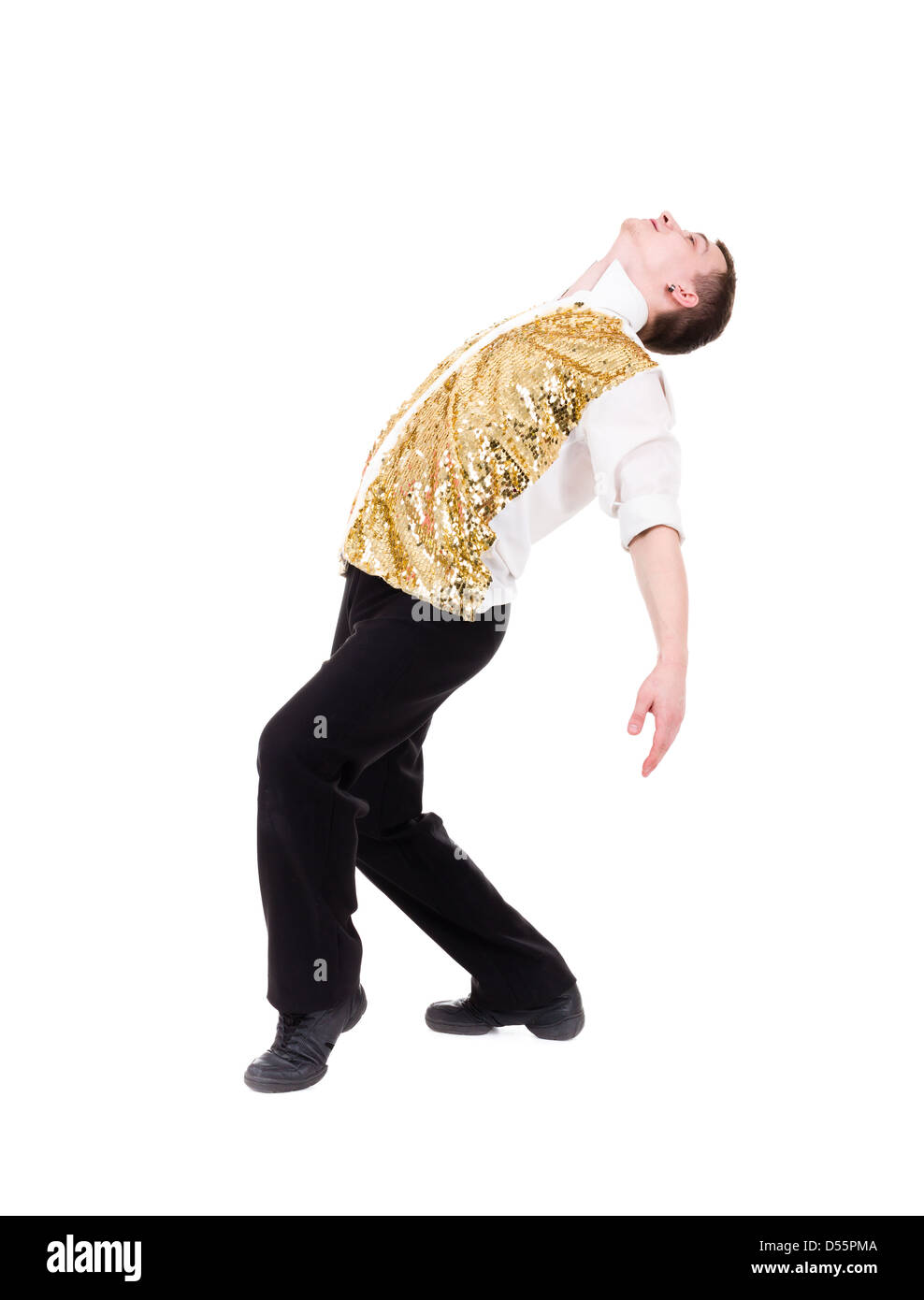 Disco dancer showing some movements Stock Photo - Alamy