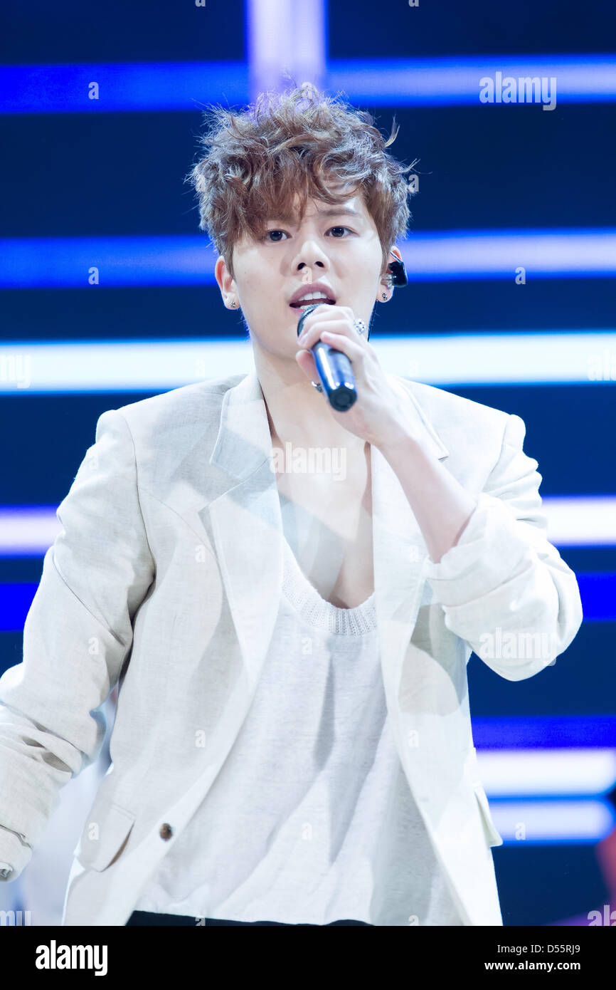 ZE:A-FIVE at press conference of their upcoming showcase in Seoul ...