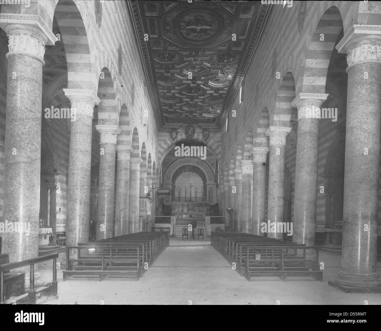 Cathedral, Volterra, Italy, 1895 Stock Photo - Alamy