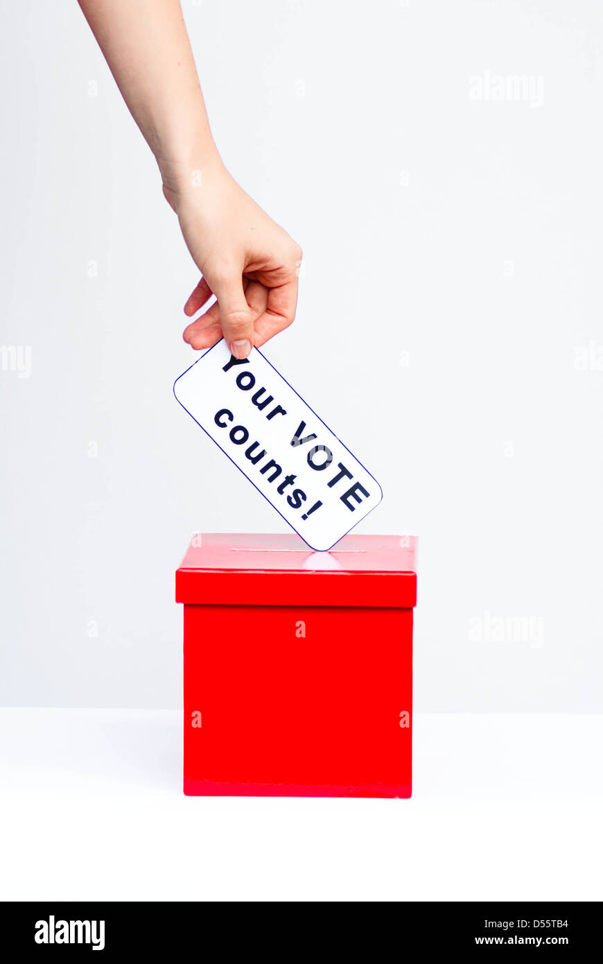 voting and election concept Stock Photo - Alamy