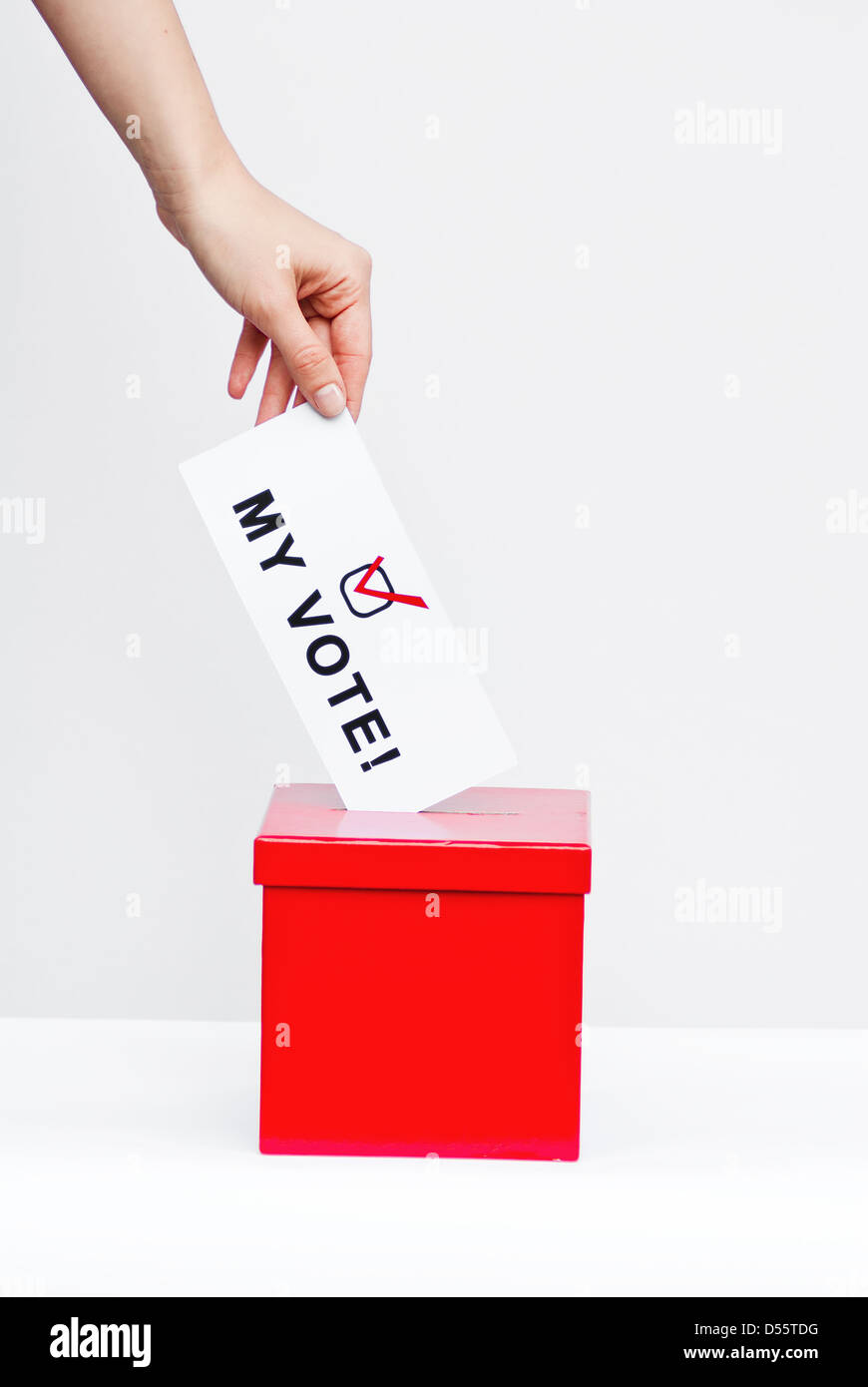 voting and election concept Stock Photo - Alamy