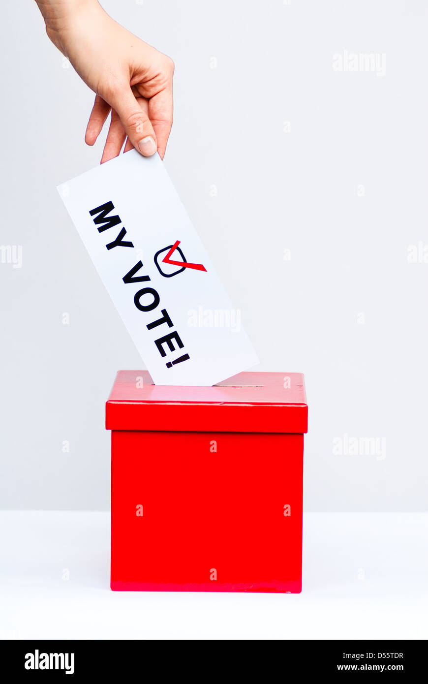 voting and election concept Stock Photo - Alamy