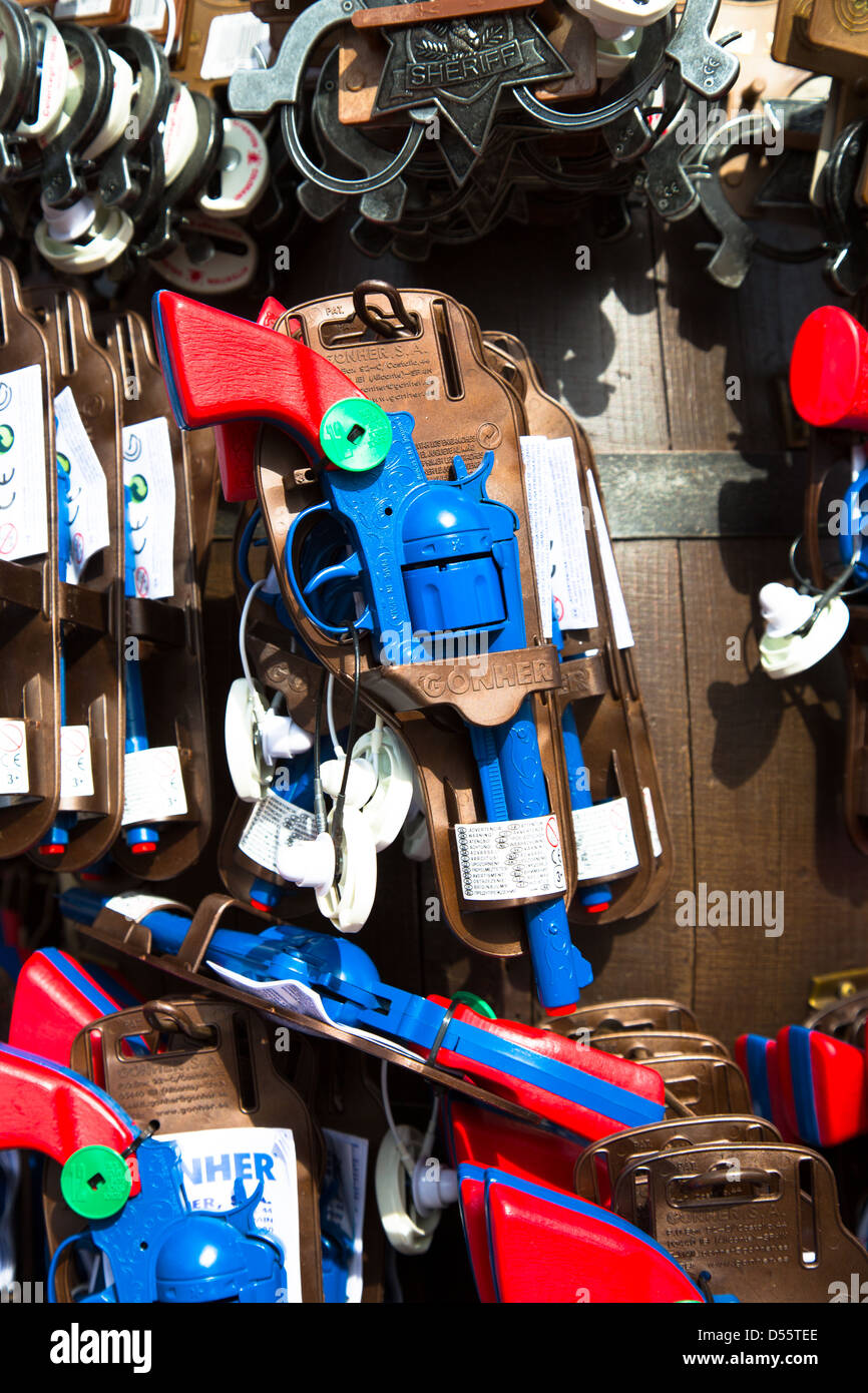 Toy Guns on Display in a Shop Stock Photo - Alamy