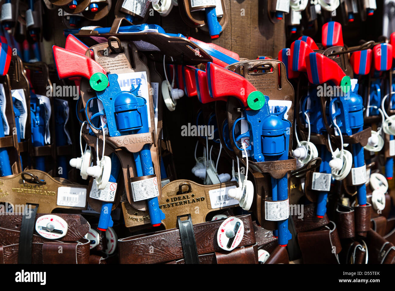 Toy Guns on Display in a Shop Stock Photo - Alamy