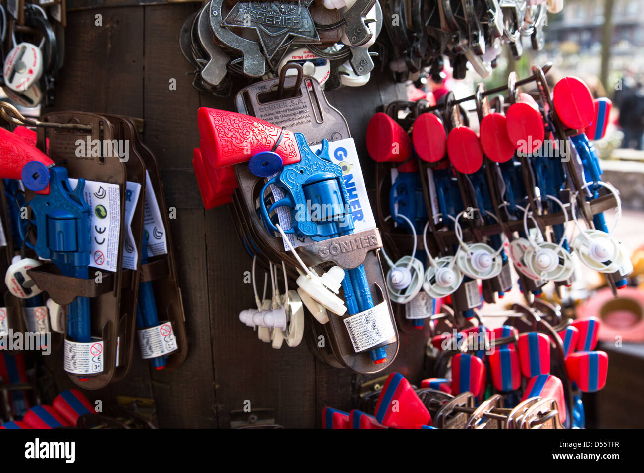 Toy Guns on Display in a Shop Stock Photo - Alamy