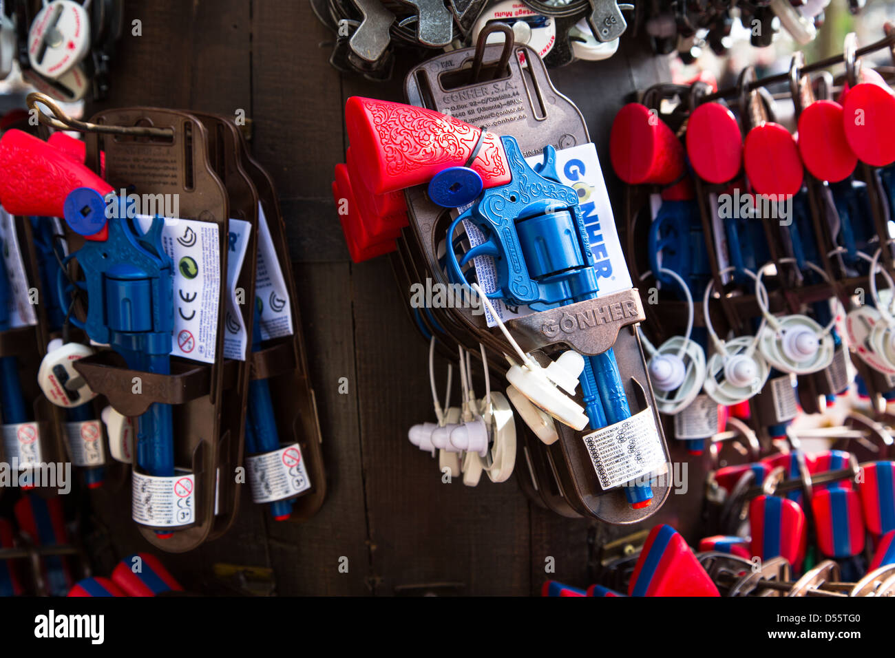 Toy Guns on Display in a Shop Stock Photo - Alamy
