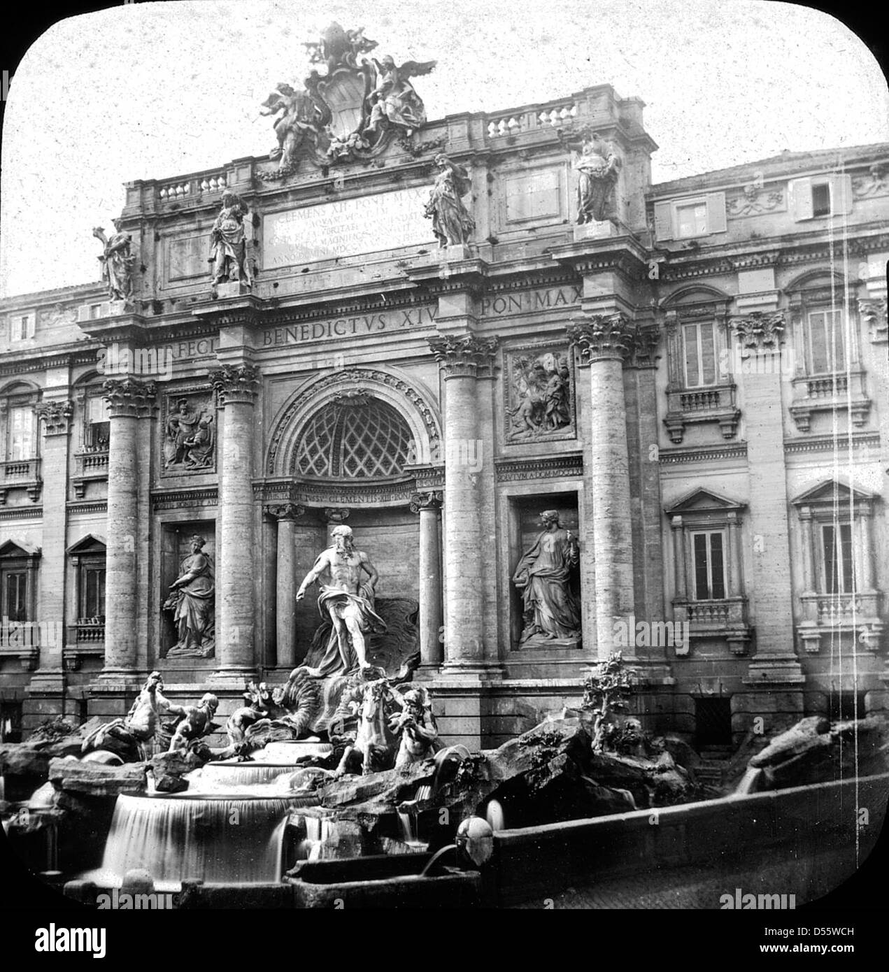 The Palazzo Poli in Rome, Italy, is a renowned example of Baroque ...