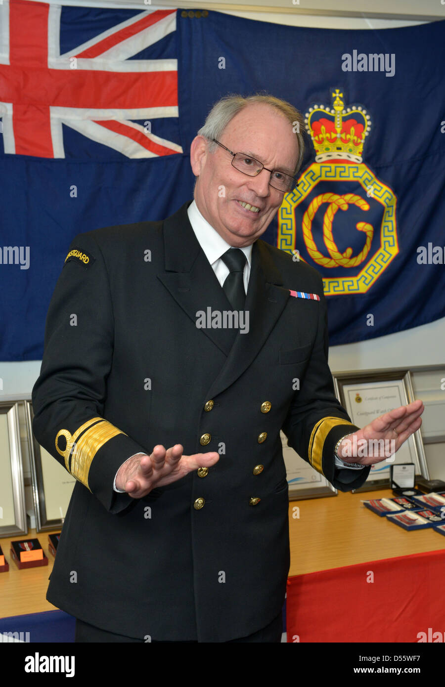 Chief Coastguard Officer Peter Dymond. The officer in charge of the ...