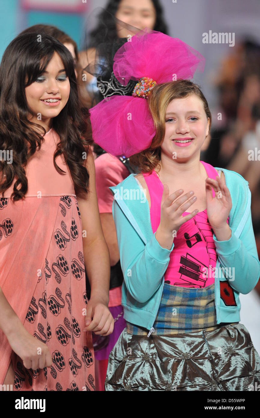 Los Angeles - March 13: A child model walks the runway at the Hollywood ...