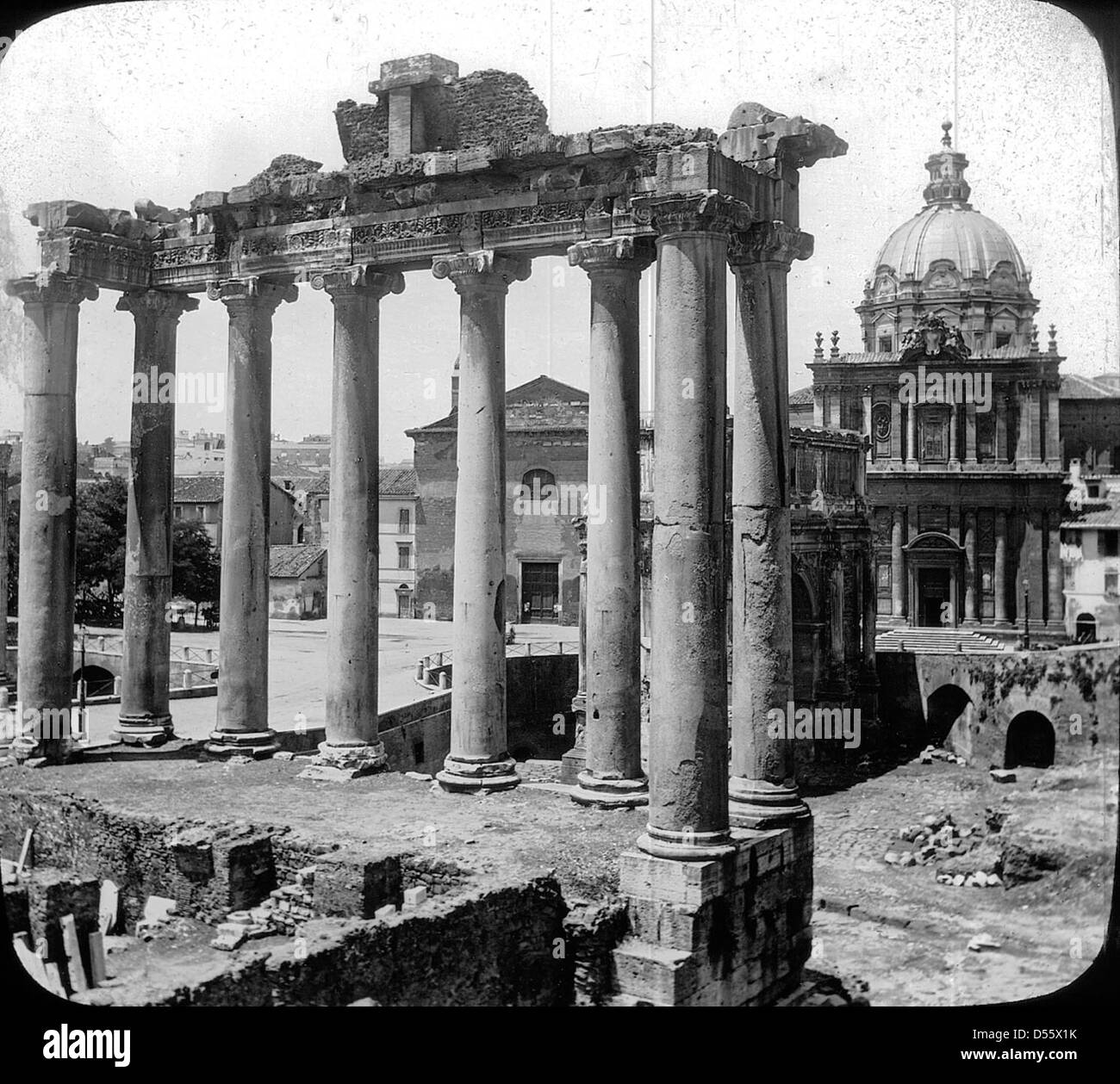The Temple of Saturn in Rome is a prominent ancient Roman temple ...