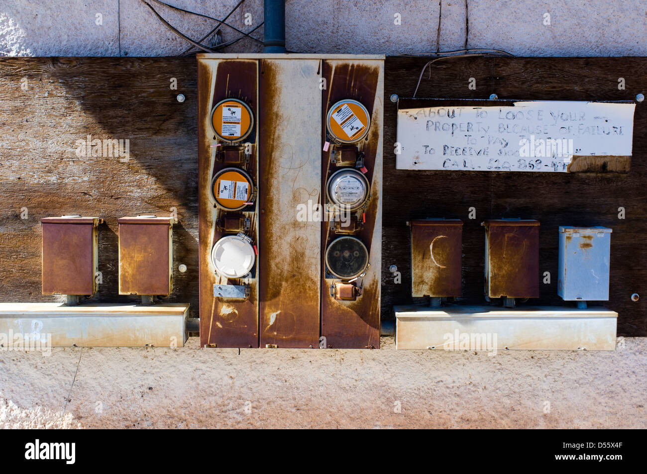 Electric meter broken hi-res stock photography and images - Alamy