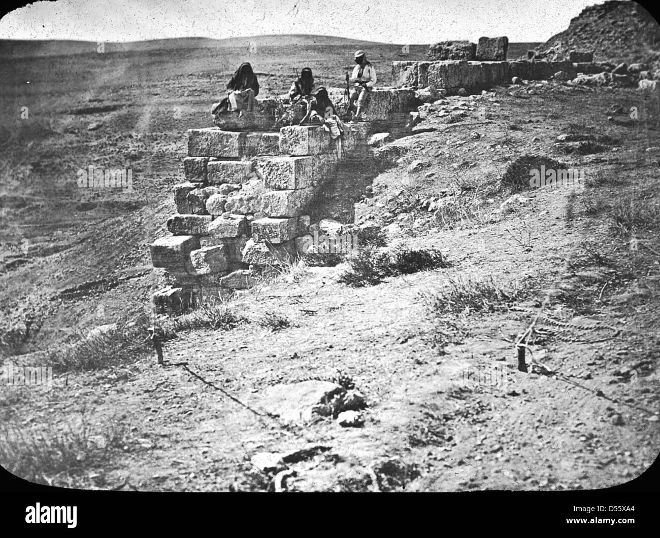 Rabbath-Ammon, an ancient archaeological site in Jordan, is captured in ...