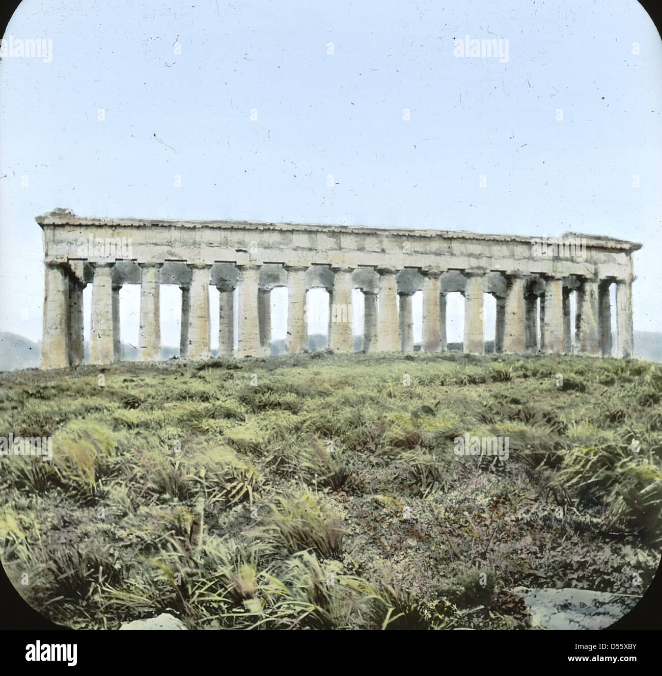 The Temple of Egesta, located in Sicily, Italy, is an ancient Greek ...