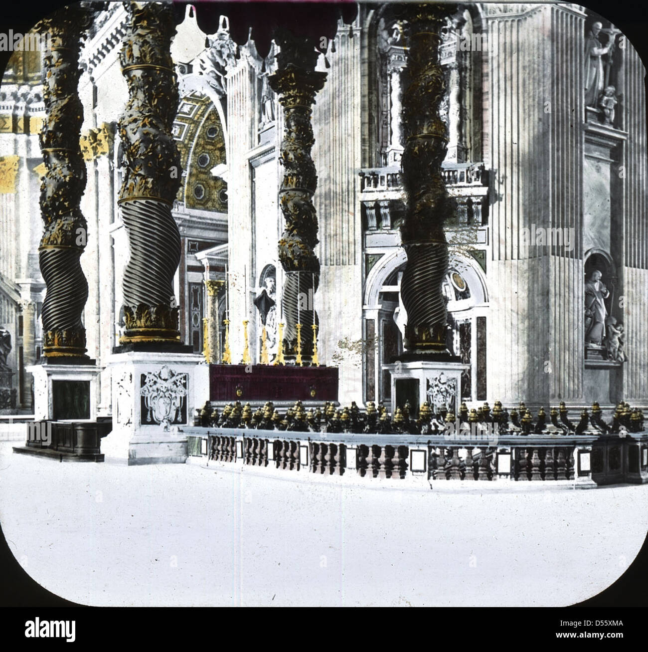 A photograph of St. Peter’s Basilica in Rome, Italy, one of the most ...