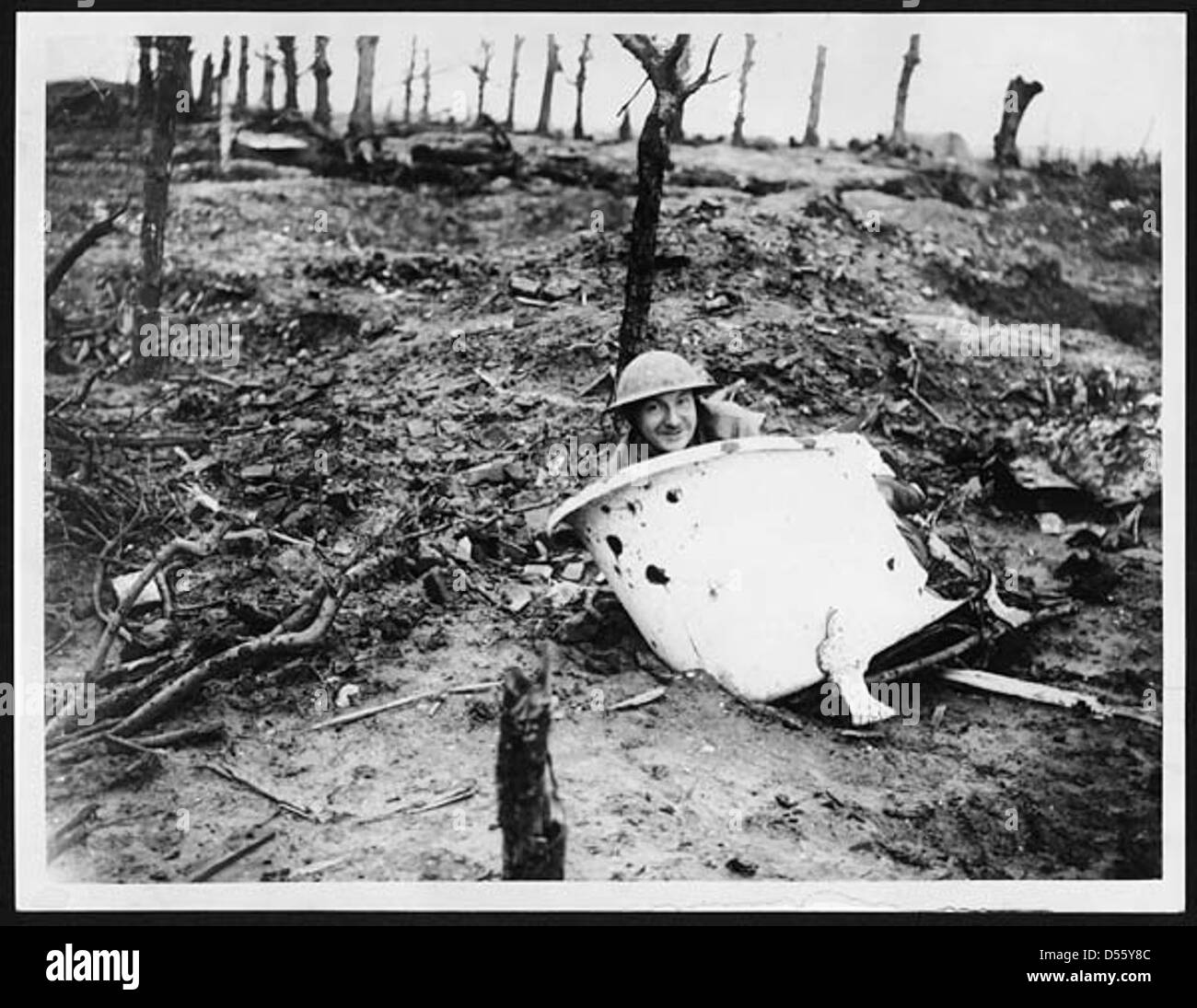 World war one wwi german army trench warfare trenches hi-res stock ...