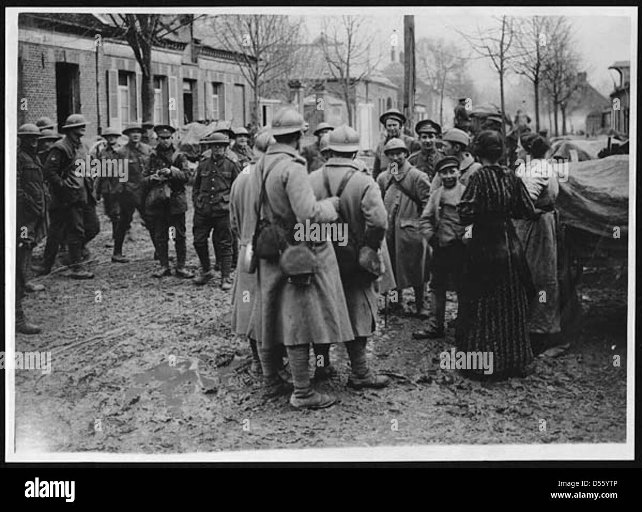 Military activities in france during ww1 Black and White Stock Photos ...