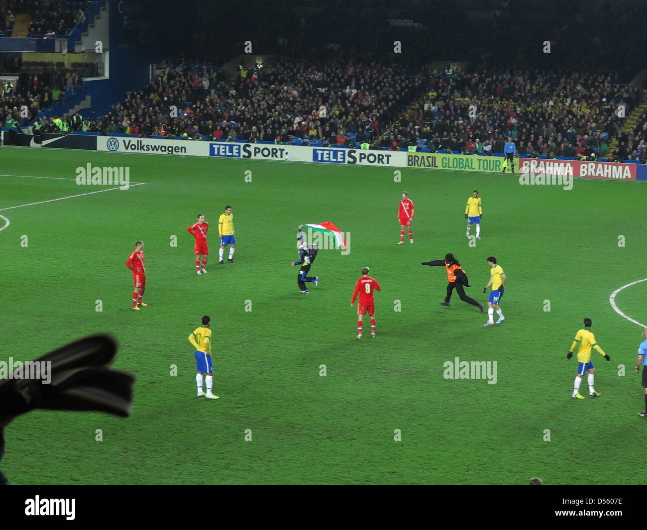 Soccer International Friendly Brazil Russia High Resolution Stock ...