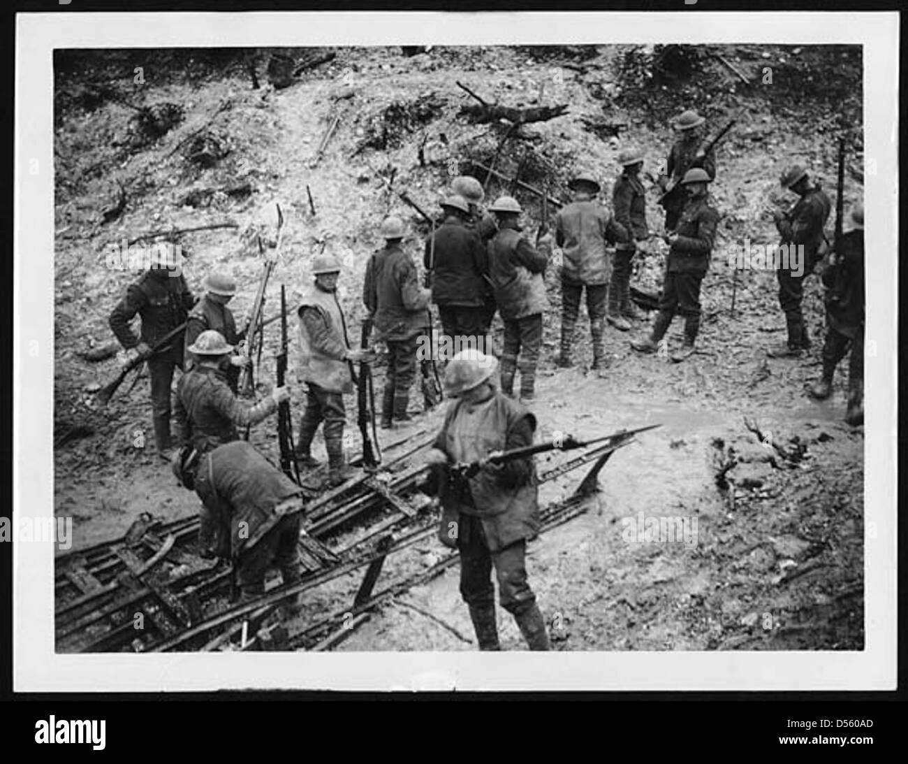 A rifle inspection conducted after soldiers have been relieved from the ...