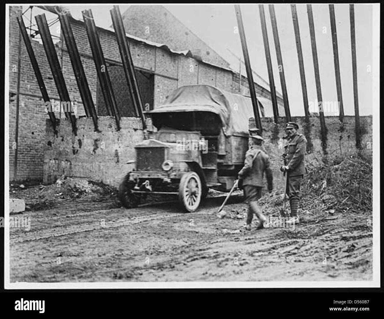 In Pronville the Germans erected the elaborate ferro-concrete trap seen ...