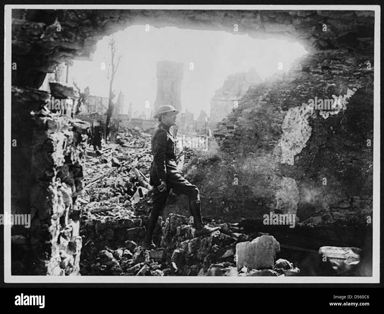 Picturesque view of the ruined town of Bethune Stock Photo - Alamy