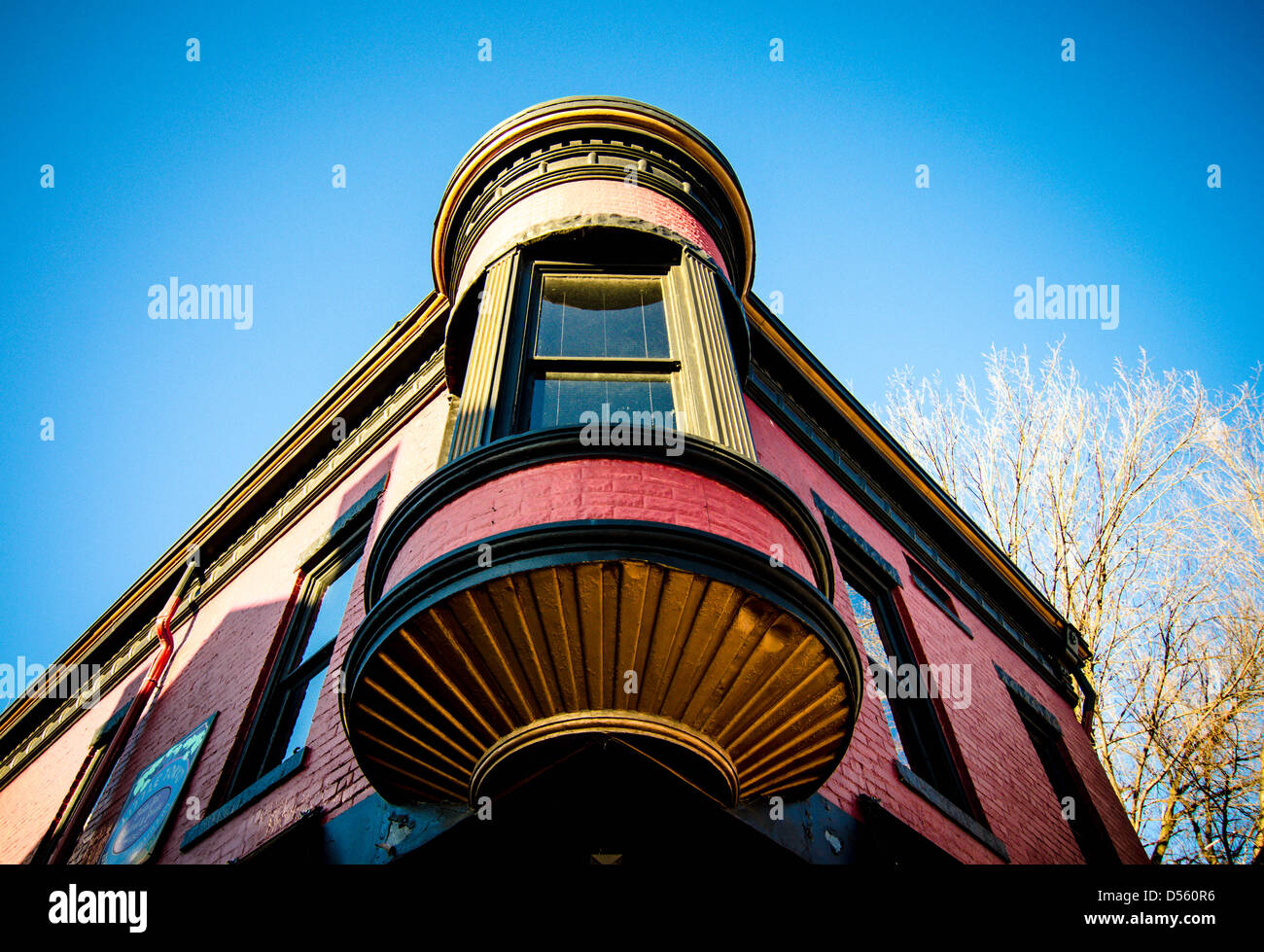 Apartment building in Galena, Iowa Stock Photo - Alamy