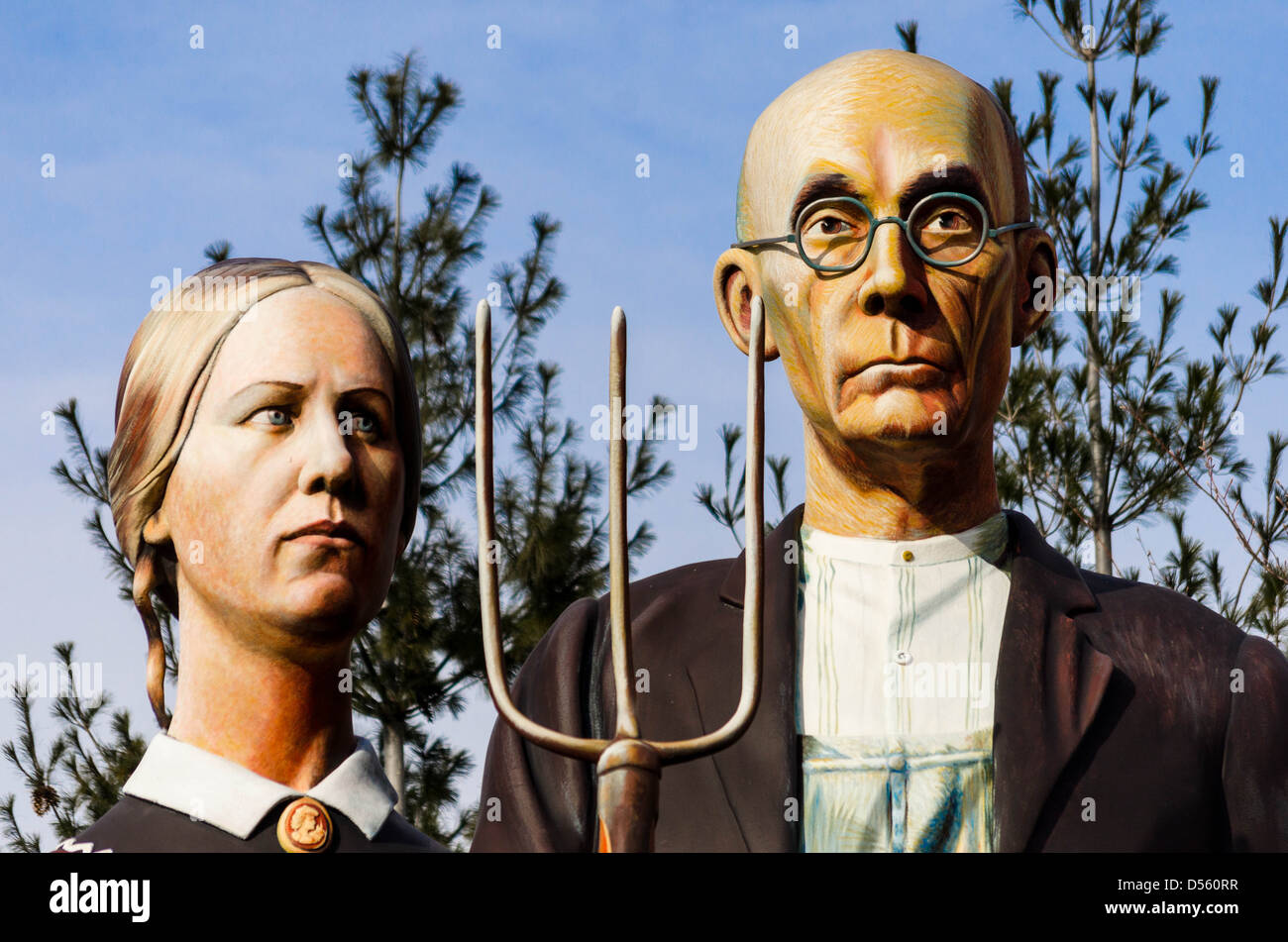 American gothic hi-res stock photography and images - Alamy