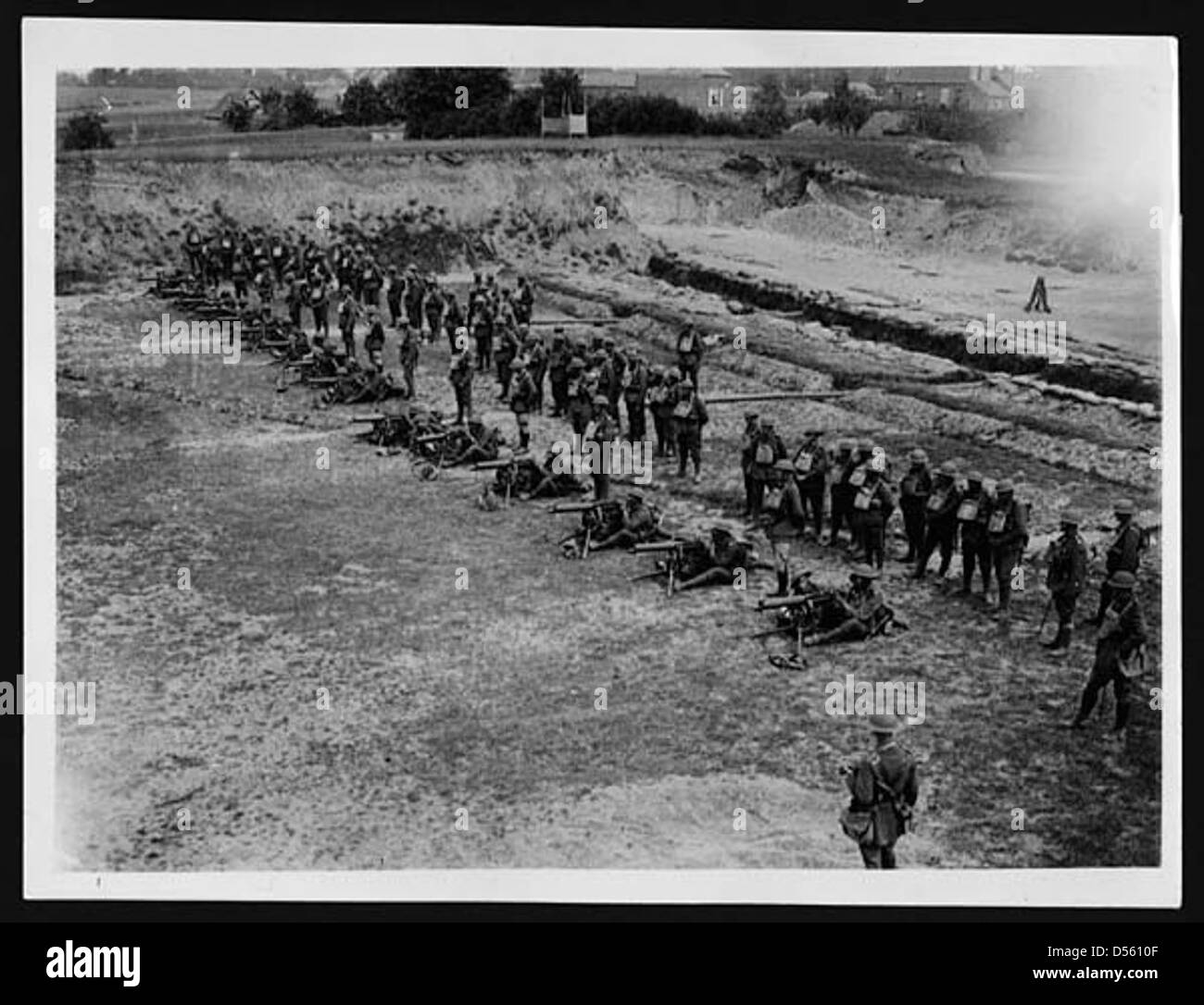 Ww1 machine gun corps Black and White Stock Photos & Images - Alamy