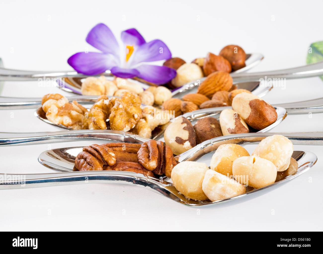 Nuts make a good snack Stock Photo - Alamy