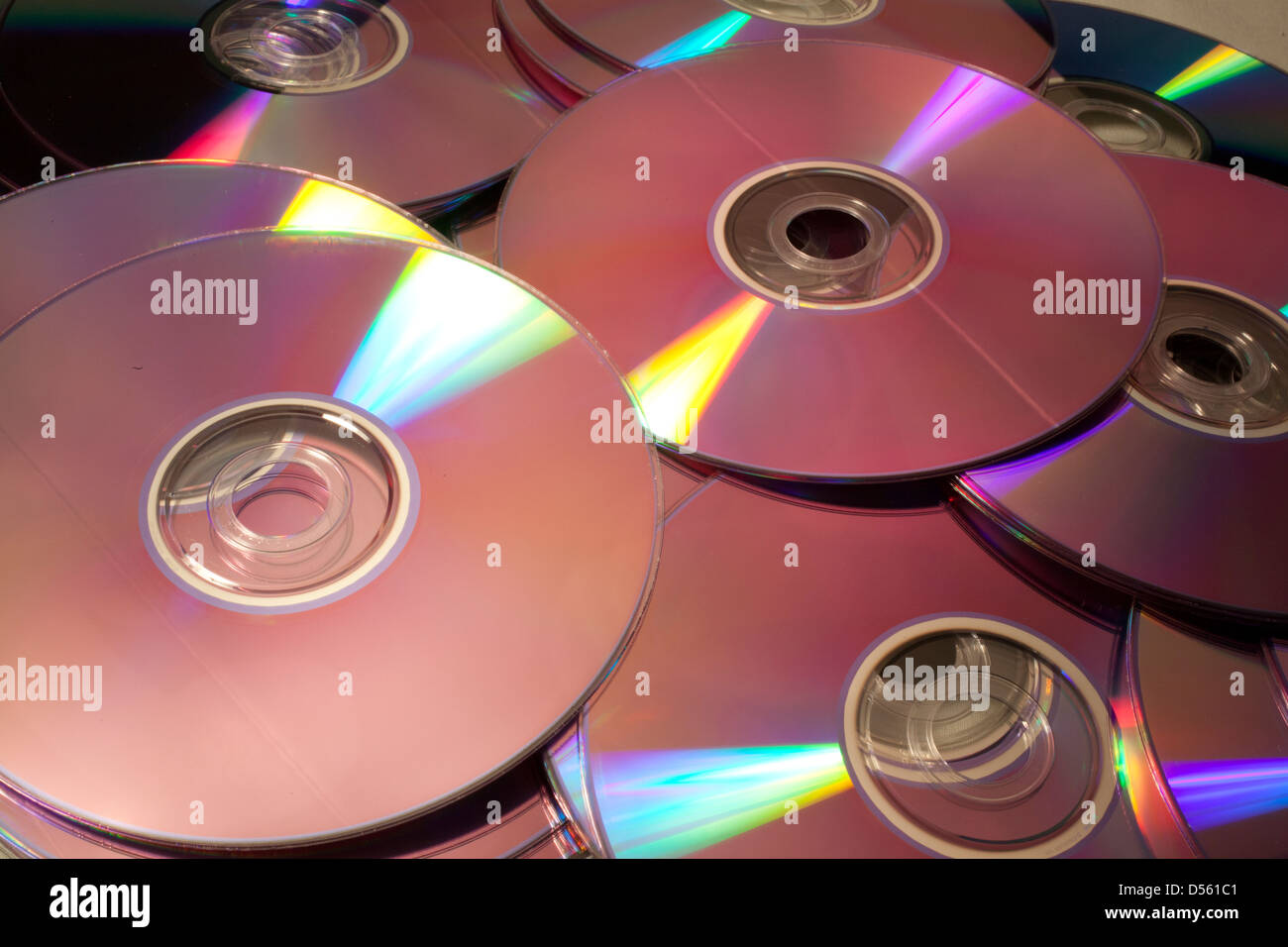 Pile of Compact Discs Stock Photo - Alamy