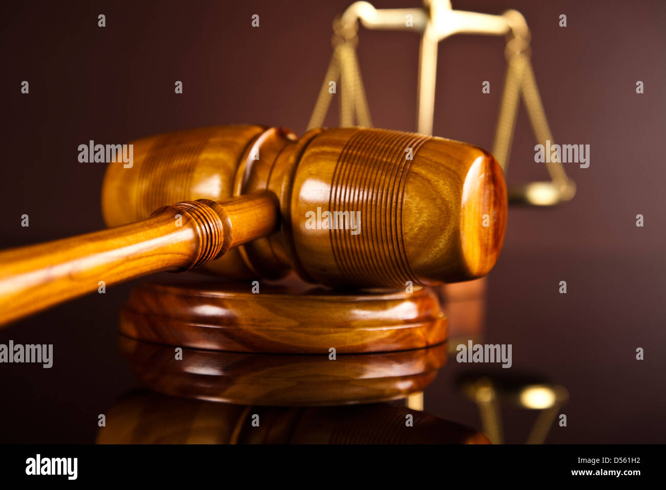 Justice Scale, Gavel Stock Photo - Alamy