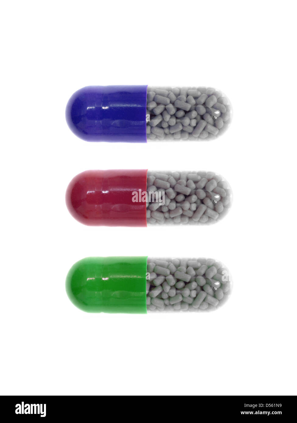 Prescription drugs isolated on a white background Stock Photo - Alamy