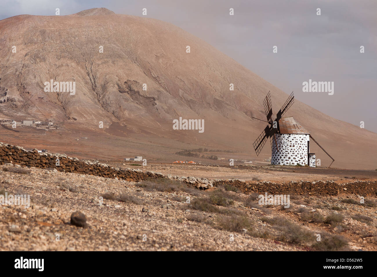 Windmill in Fuerteventura, Canary Islands Stock Photo - Alamy