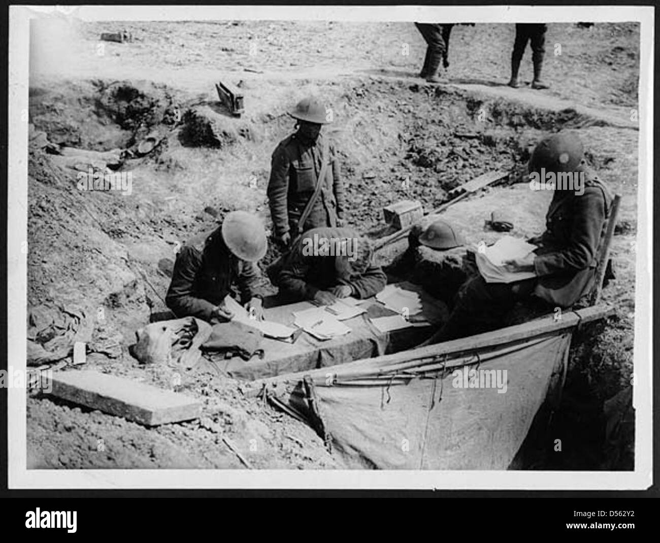 Trench room Black and White Stock Photos & Images - Alamy
