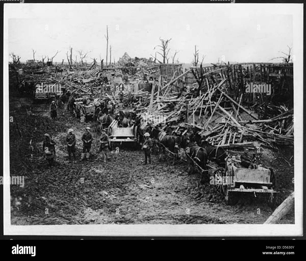 Captured enemy trench Black and White Stock Photos & Images - Alamy