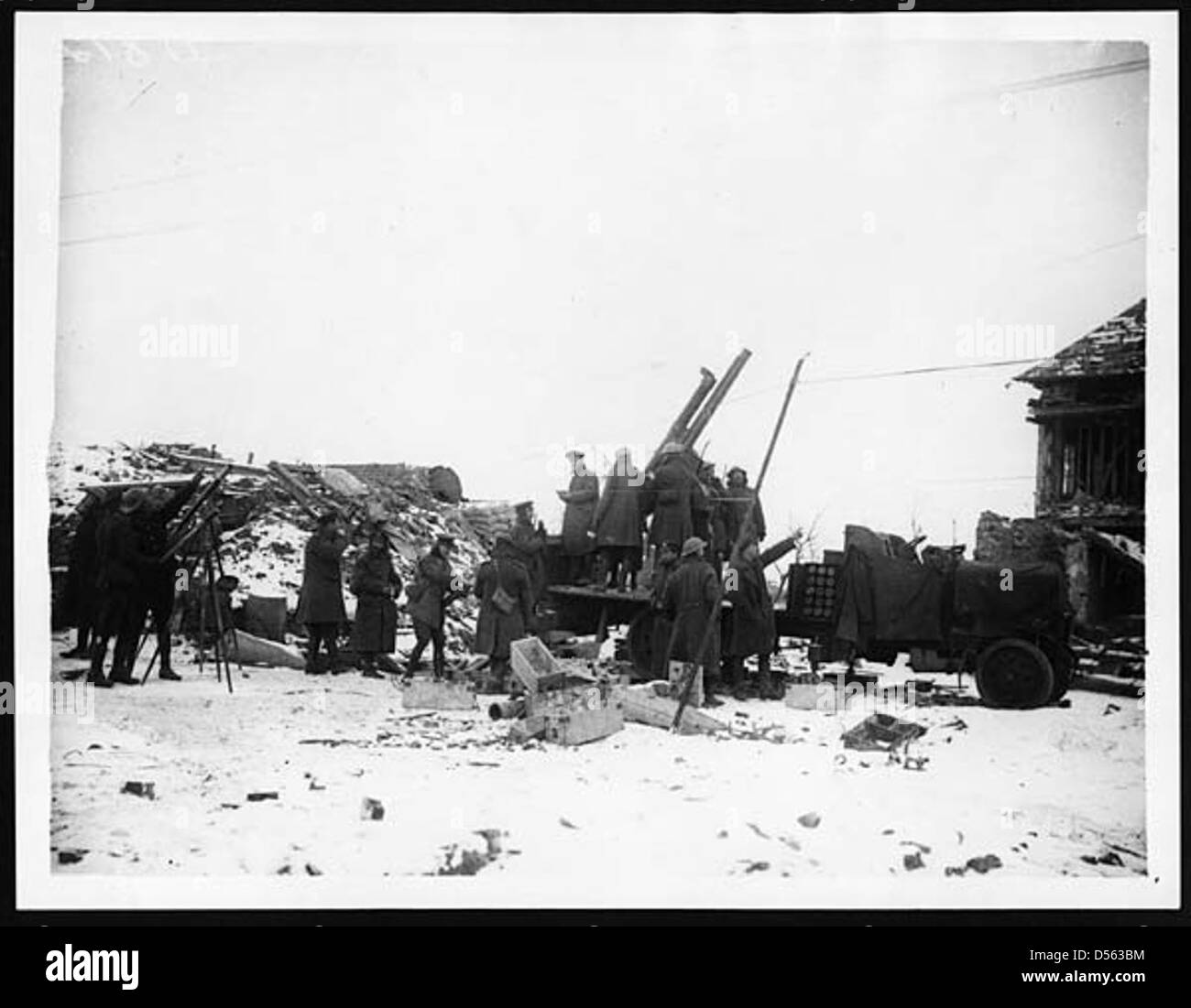 Anti aircraft gun in world war one hi-res stock photography and images ...