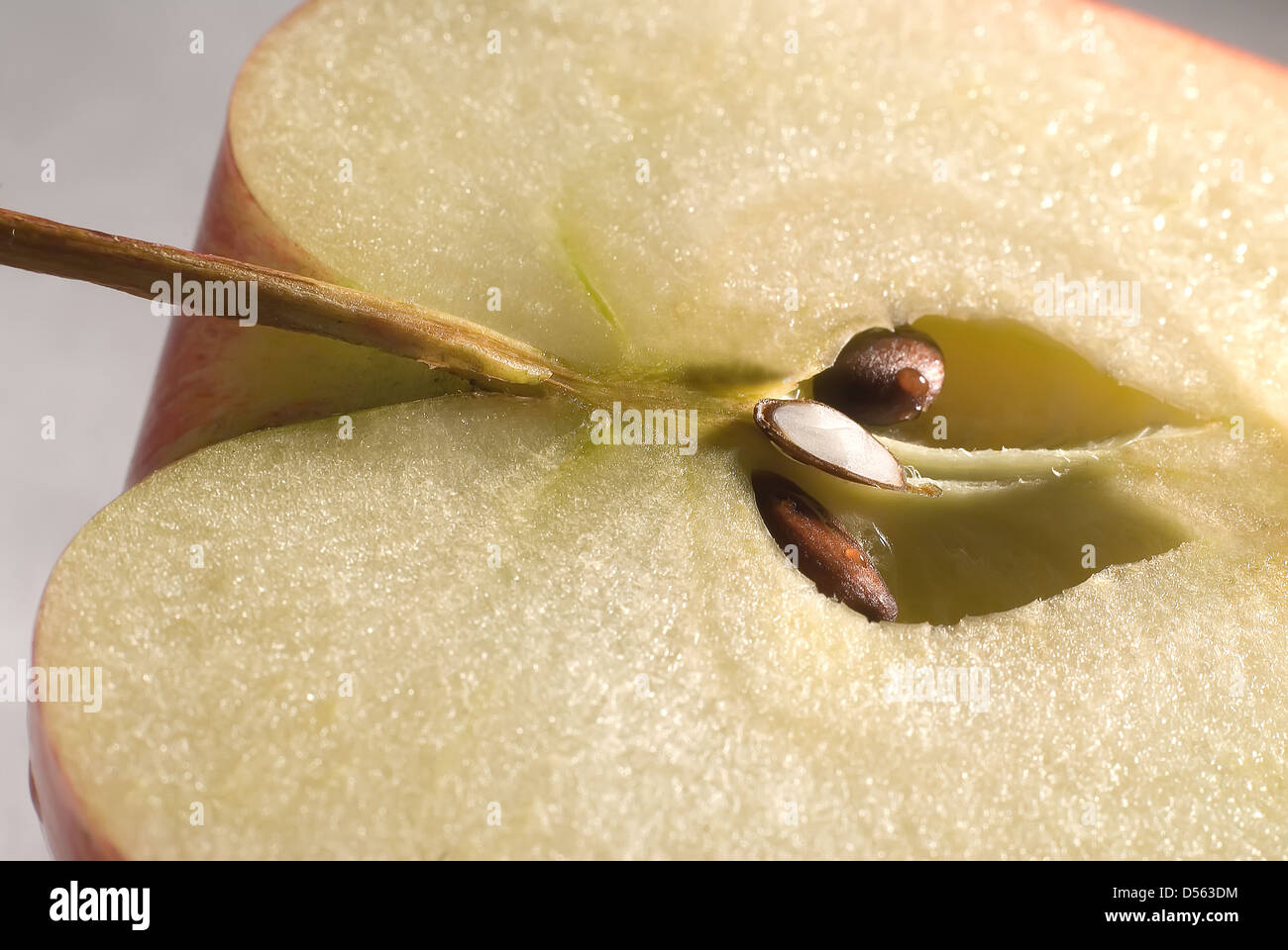 Apple half fruit hi-res stock photography and images - Alamy