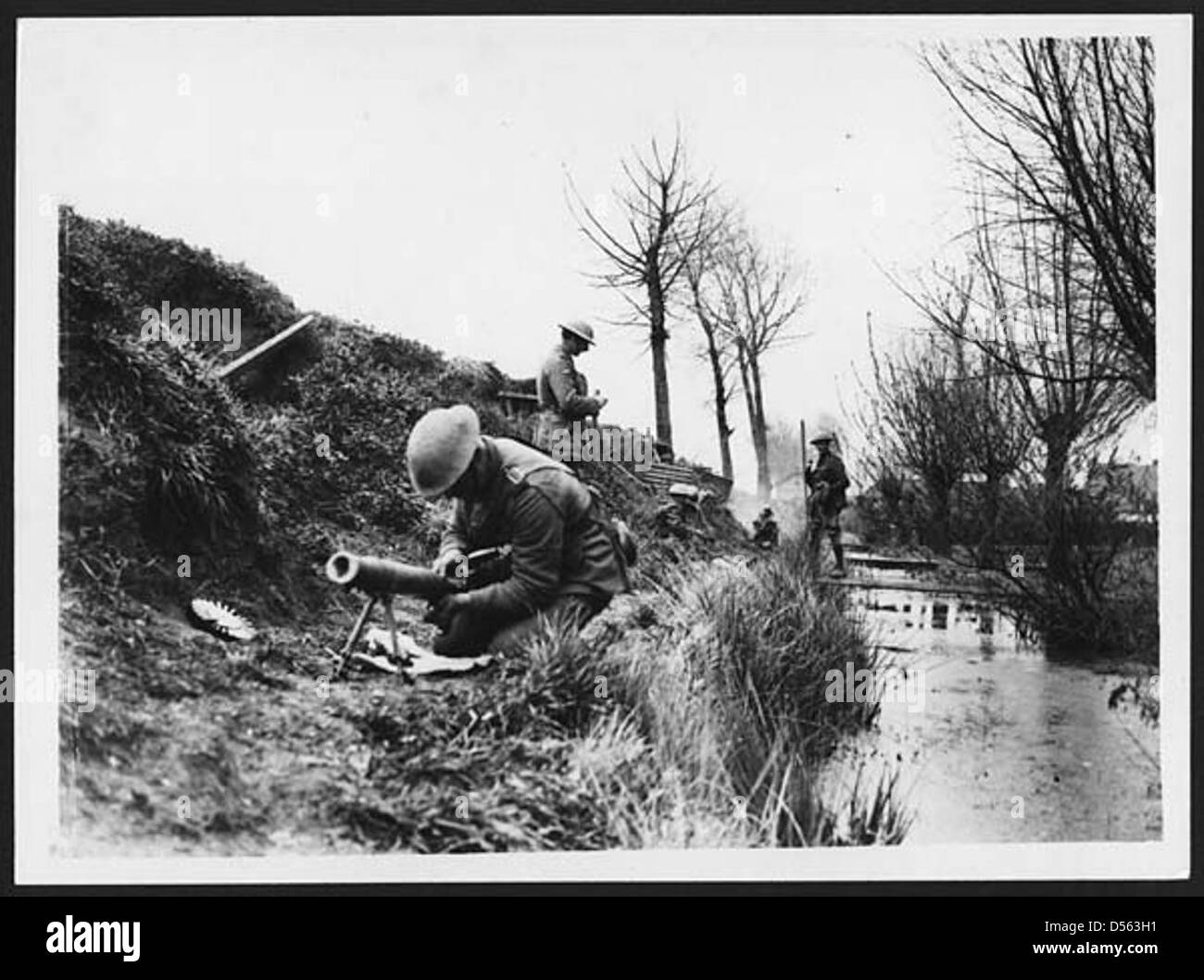 German machine gun ww1 hi-res stock photography and images - Alamy