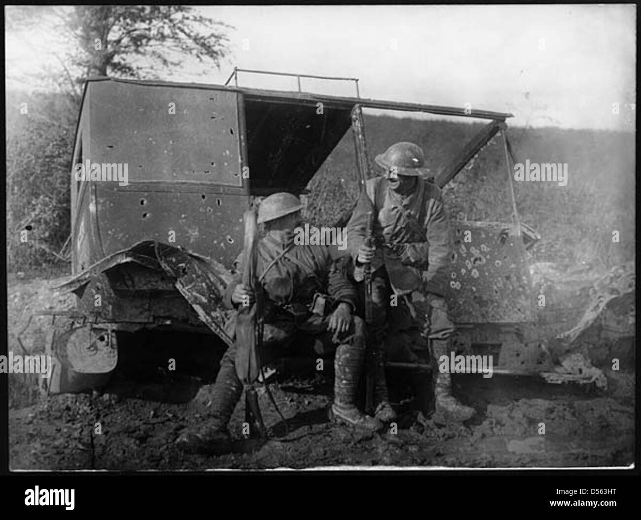 Ww1 combat vehicle Black and White Stock Photos & Images - Alamy