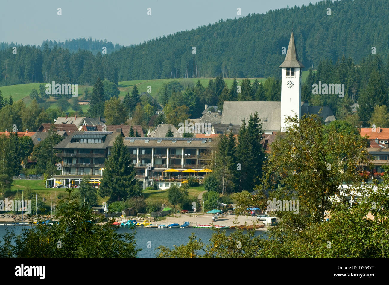 Titisee-Neustadt, Black Forest, Baden-Wurtemberg, Germany Stock Photo ...