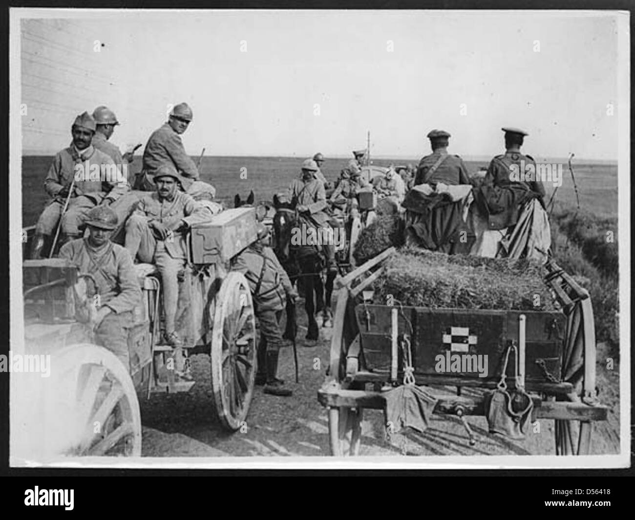 Military operations world war one Black and White Stock Photos & Images ...