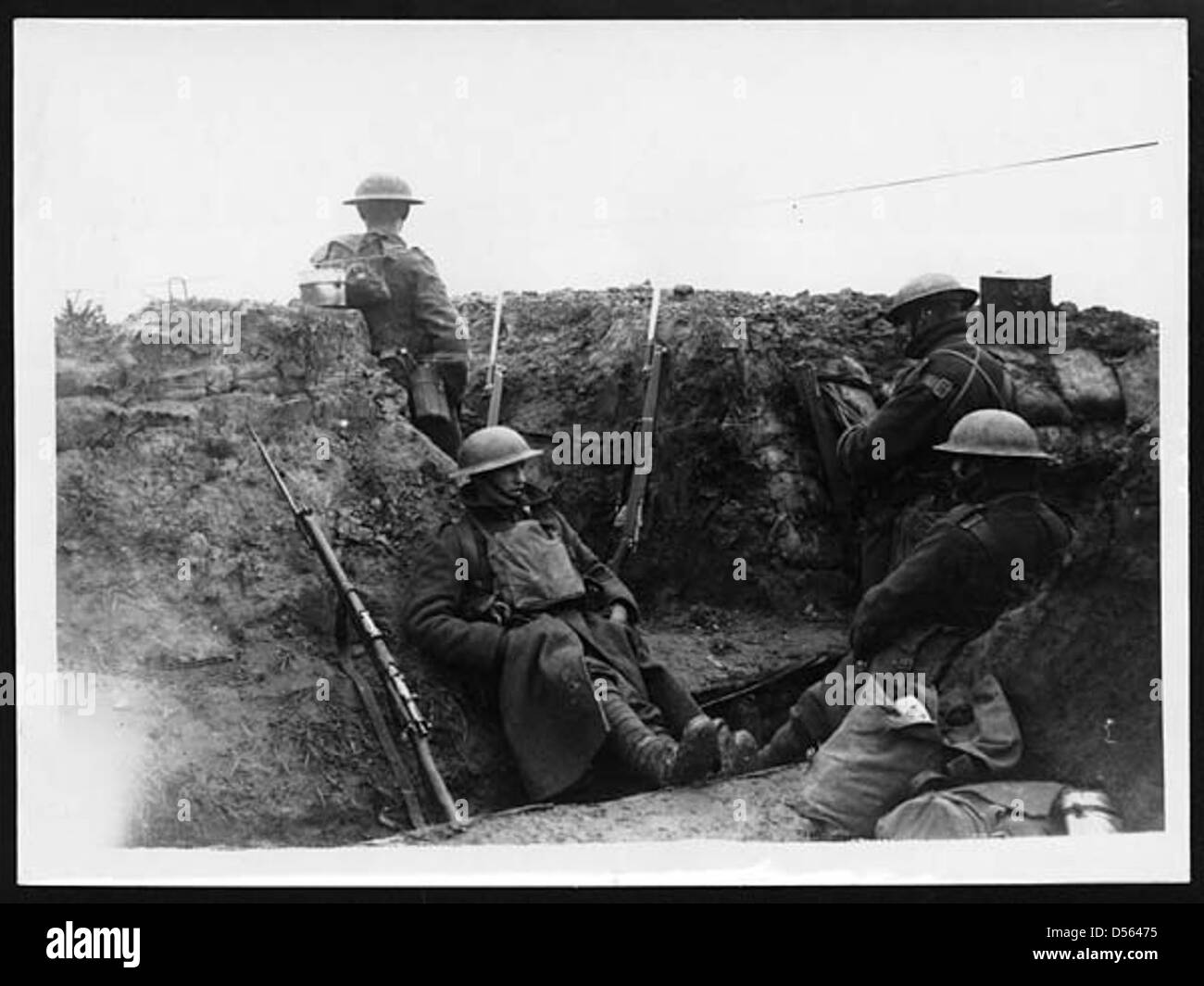 An outpost located in front of Allied lines in the Ypres Salient during ...