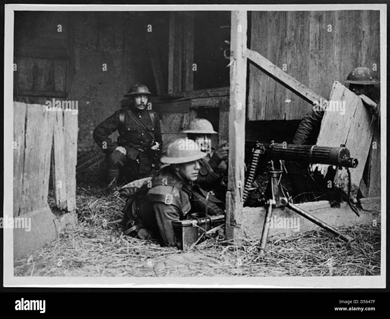 Machine Gun Post High Resolution Stock Photography and Images - Alamy