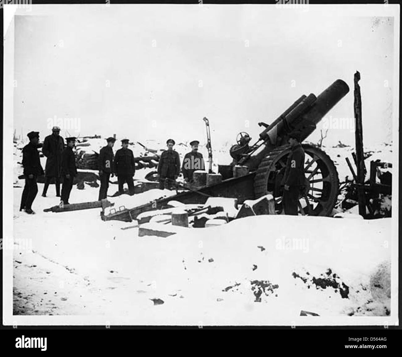 Howitzer world war one Black and White Stock Photos & Images - Alamy