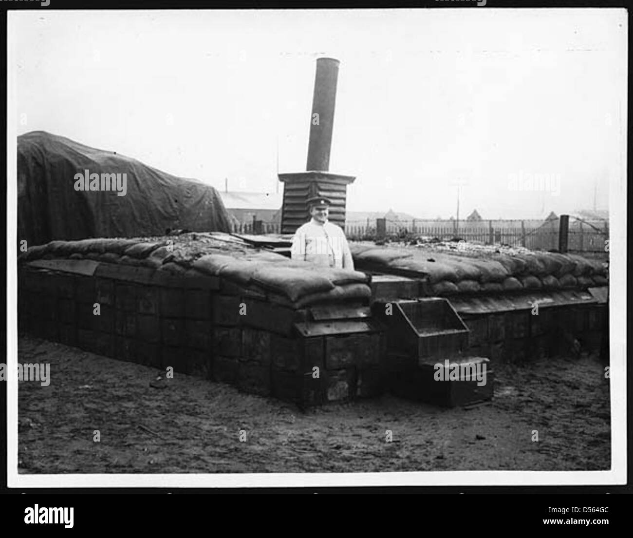 Yeast store: dug down like a dug out [sic] Stock Photo - Alamy
