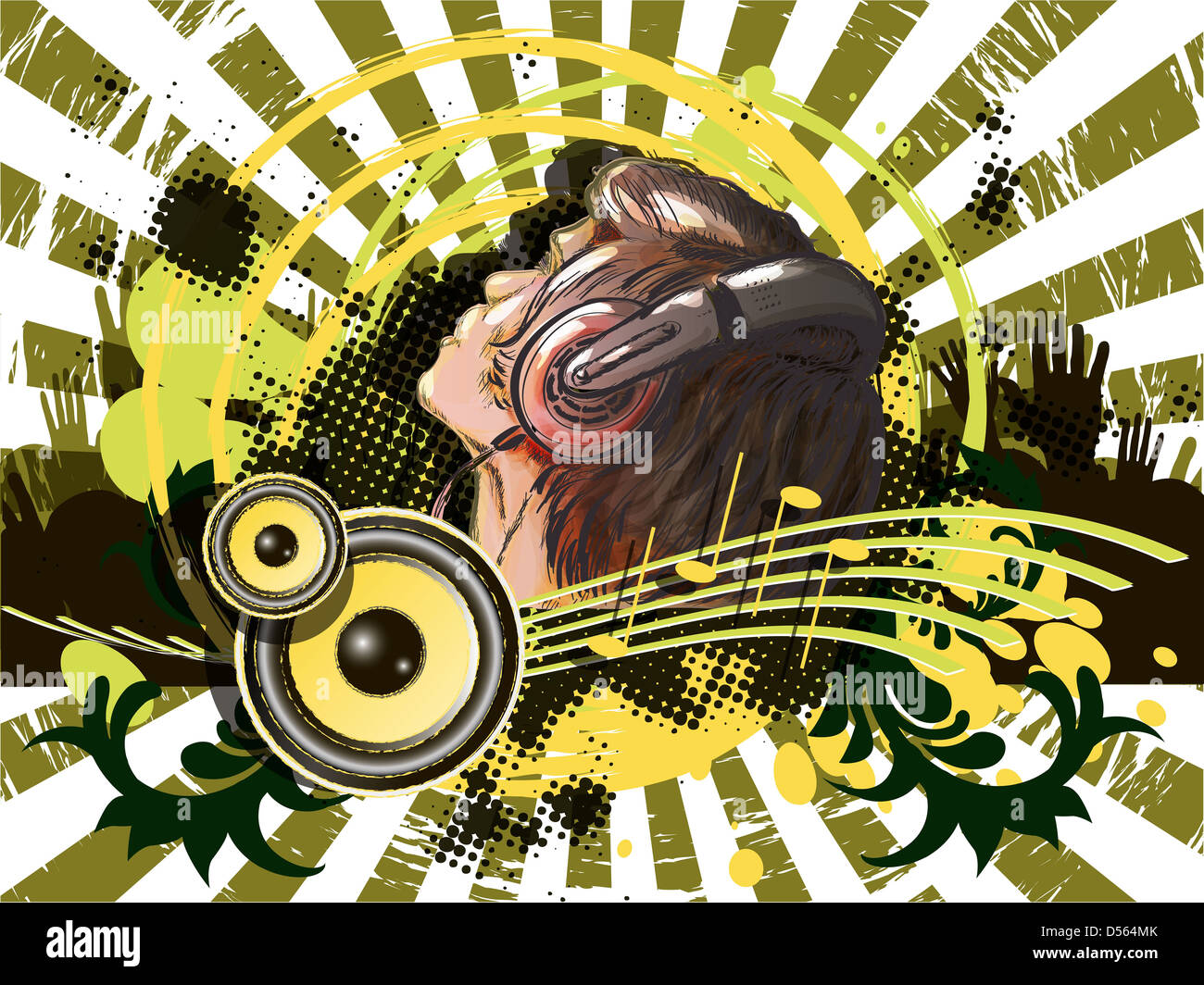 Floral round dance hi-res stock photography and images - Alamy